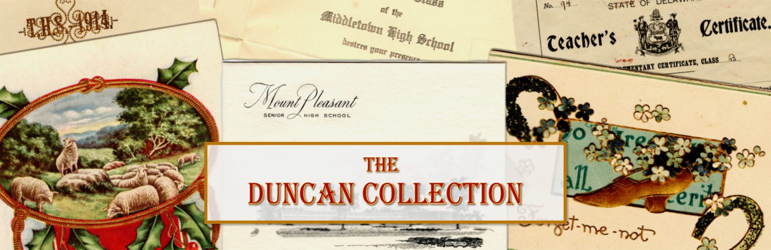 Small Manuscript Collections, Duncan Collection - Delaware Public ...