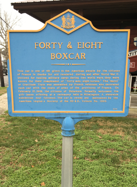 Forty & Eight Boxcar - Delaware Public Archives - State of Delaware