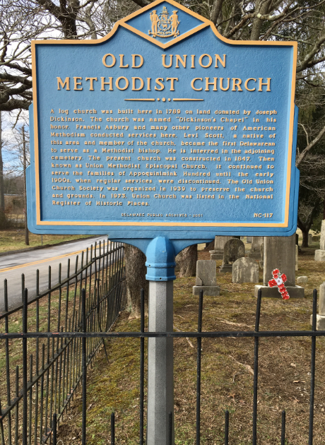 Old Union Methodist Church - Delaware Public Archives - State of Delaware