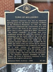 Town of Millsboro - Delaware Public Archives - State of Delaware