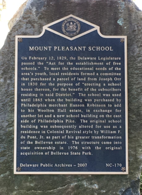 Mount Pleasant School - Delaware Public Archives - State of Delaware